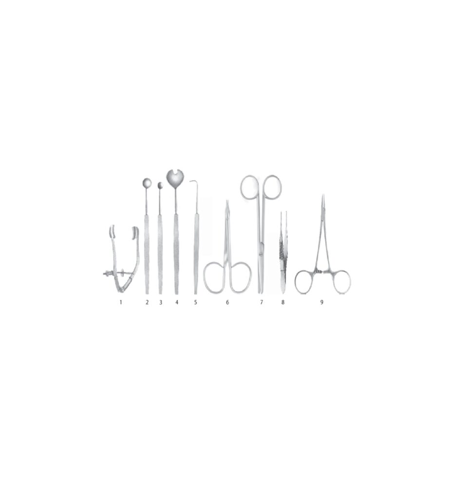 Enucleation Set Ophthalmic Instrument | Fizza Surgical International